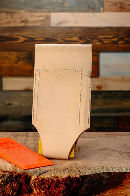 Leather Felling Wedge Pouch and Accessories at Westcoast Saw